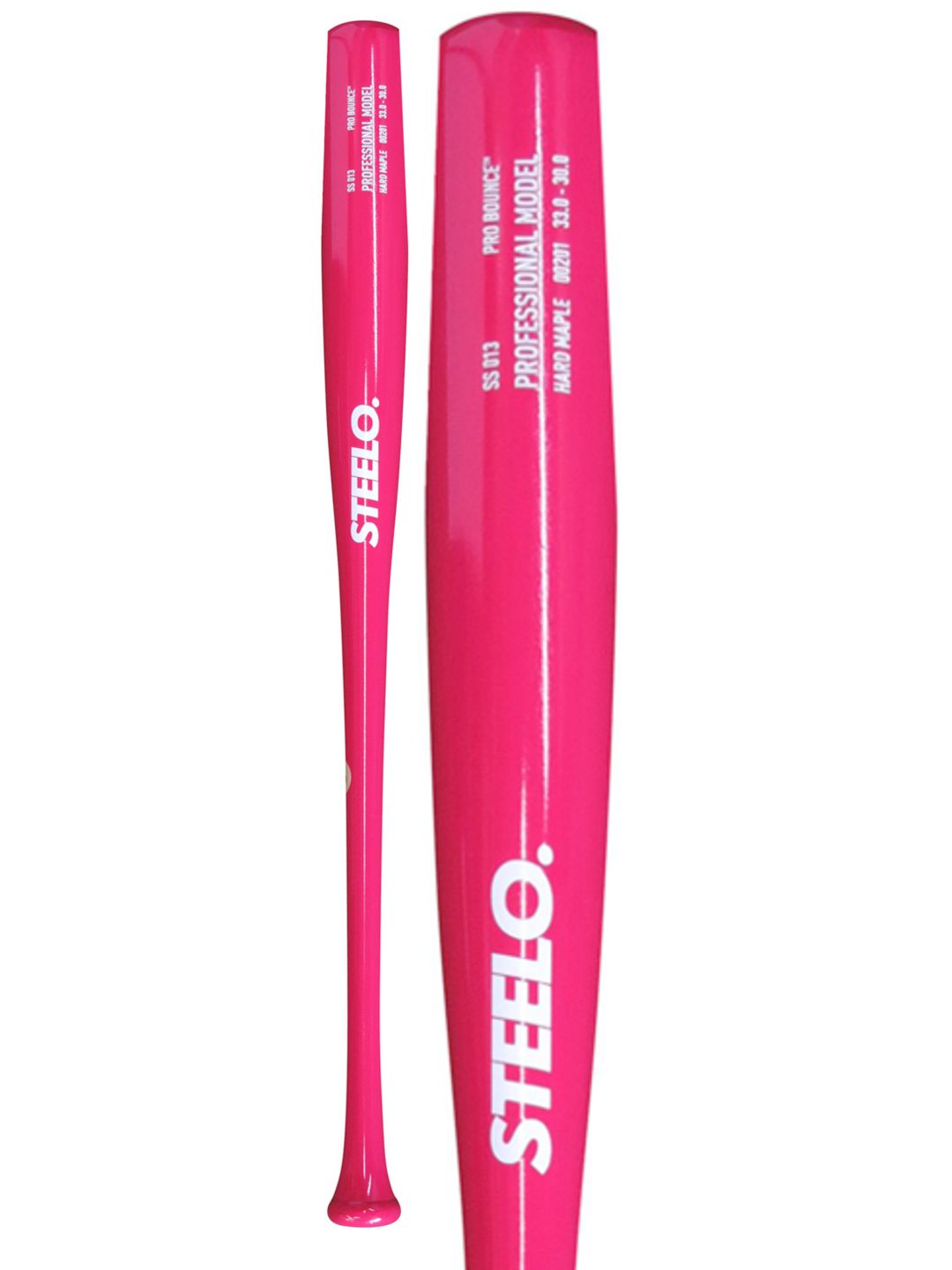 Pro Bounce™ 013 Maple Torpedo Baseball Bat - Pink | STEELO.® – Steelo ...