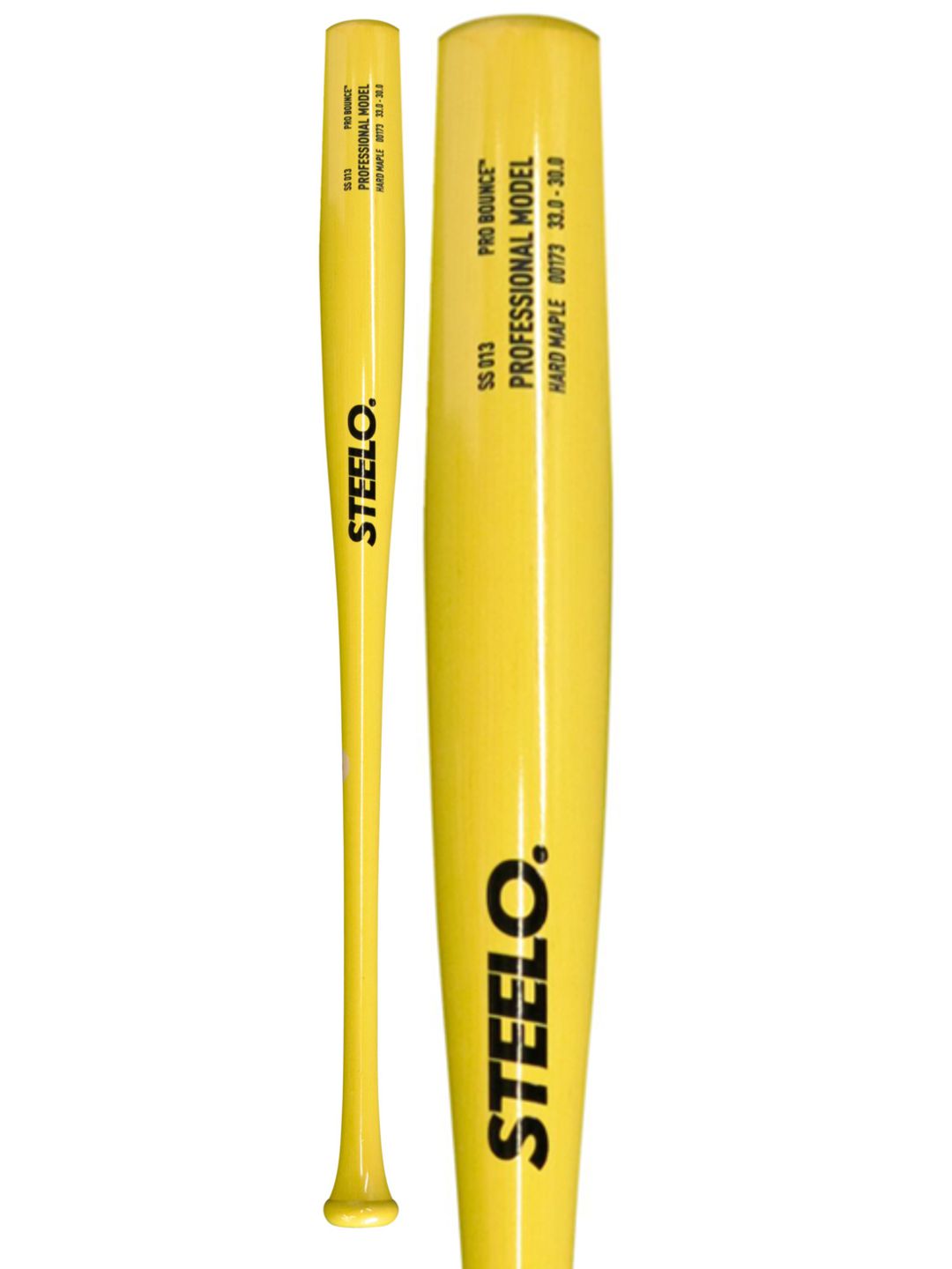 Pro Bounce™ 013 Maple Torpedo Baseball Bat - Sun Yellow | STEELO ...