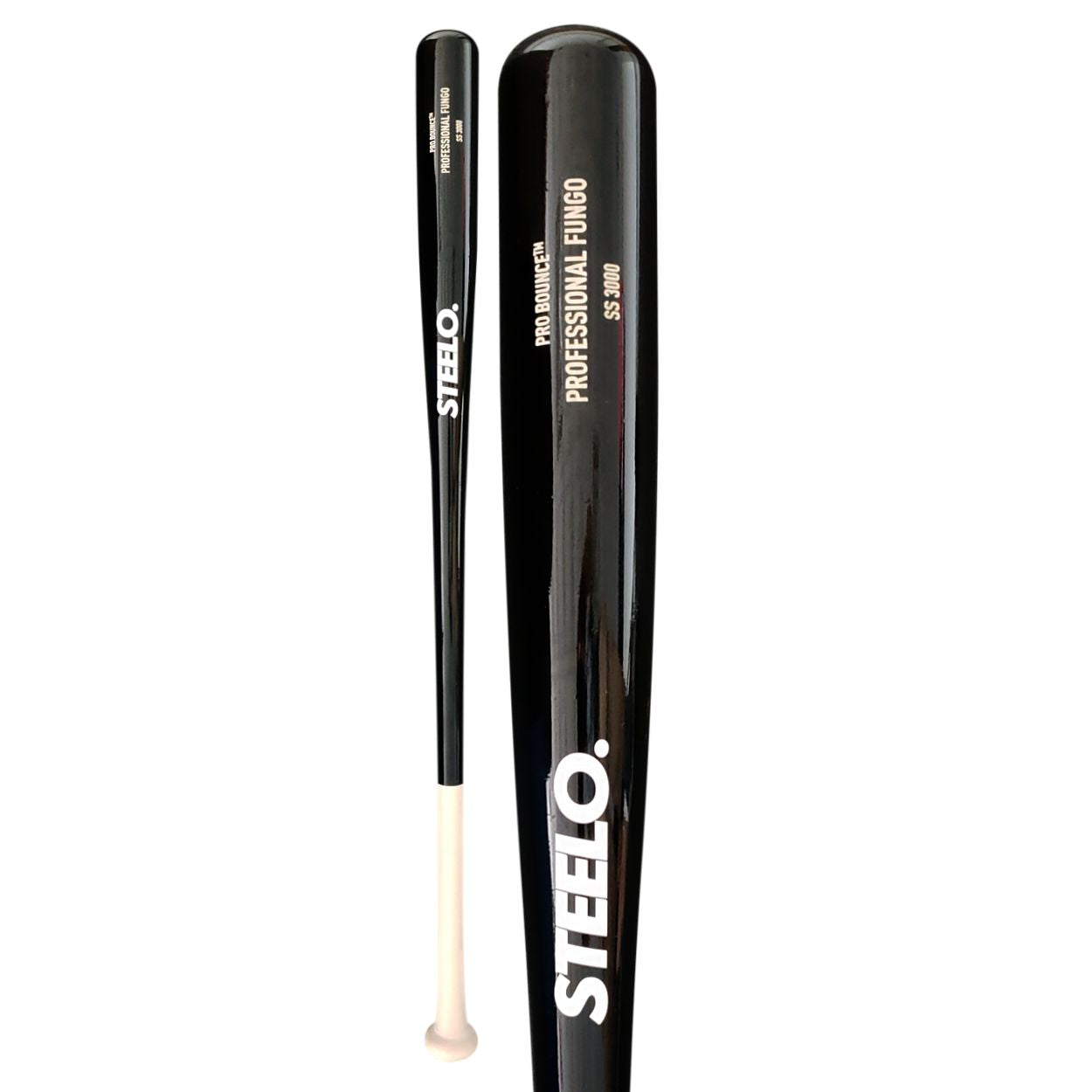 Pro Bounce™ 3000 Maple Fungo Bat - Natural/Black – Steelo Sports